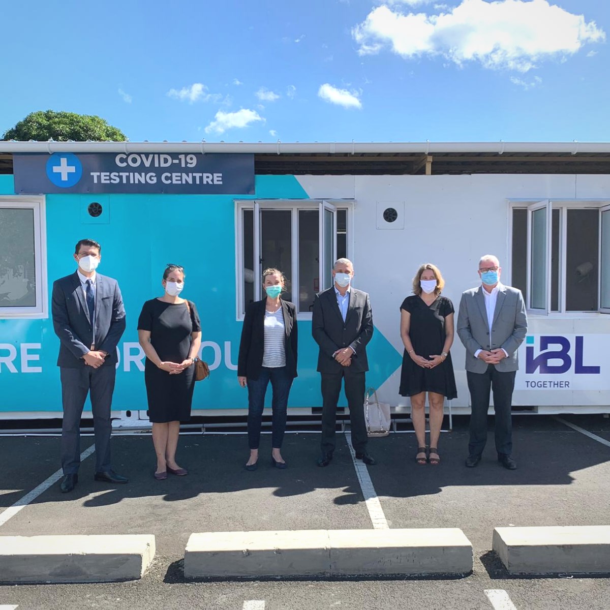 Inauguration of the COVID-19 Testing Centre at the Dr A. G. Jeetoo ...